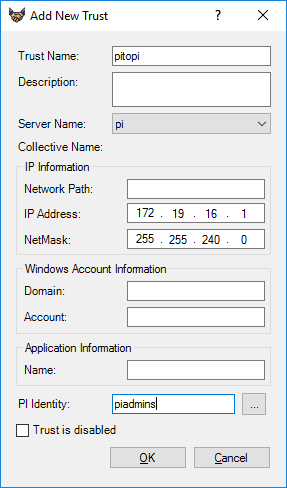 Spin up PI to PI Interface container