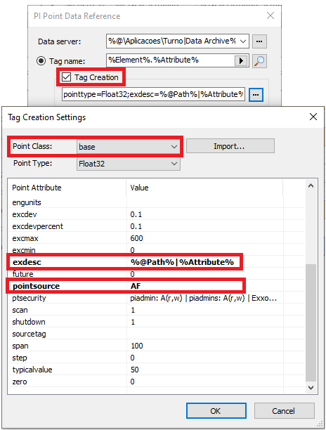 PI Point Analysis Output Traceability