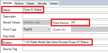 PI Point Analysis Output Traceability